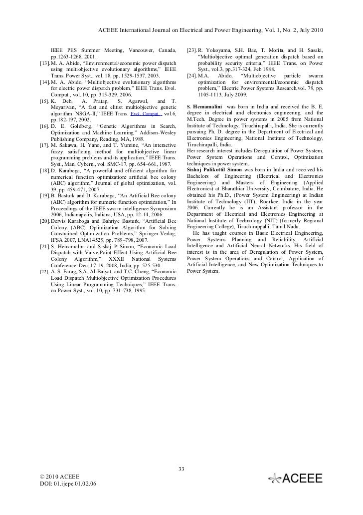 Economic Emission Load Dispatch Using Artificial Bee Colony Algorithm