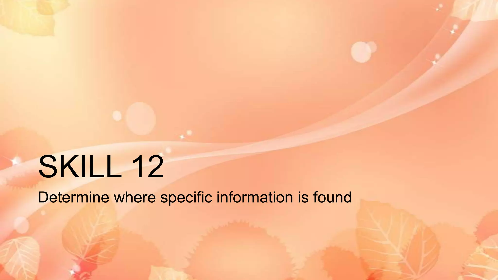 Reading Comprehension - Overall Review Questions | PPTX