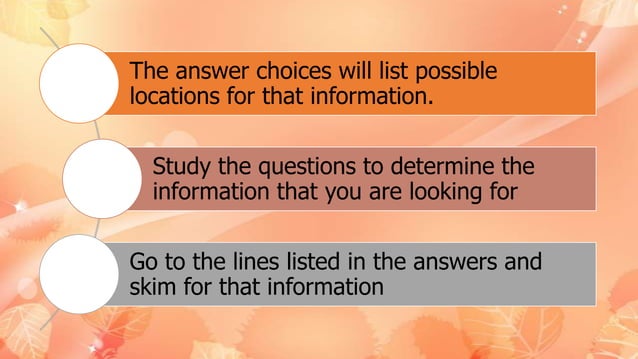 Reading Comprehension - Overall Review Questions | PPTX | Education