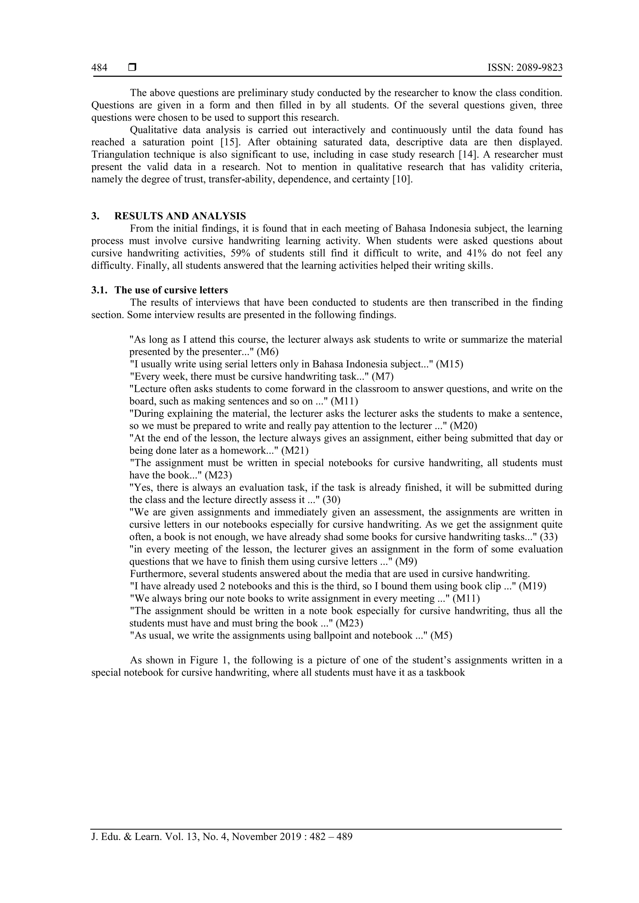 Cursive handwriting skills of primary school pre service teachers | PDF