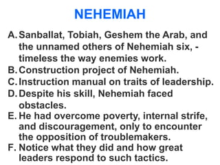 Nehemiah and Leadership | PPTX