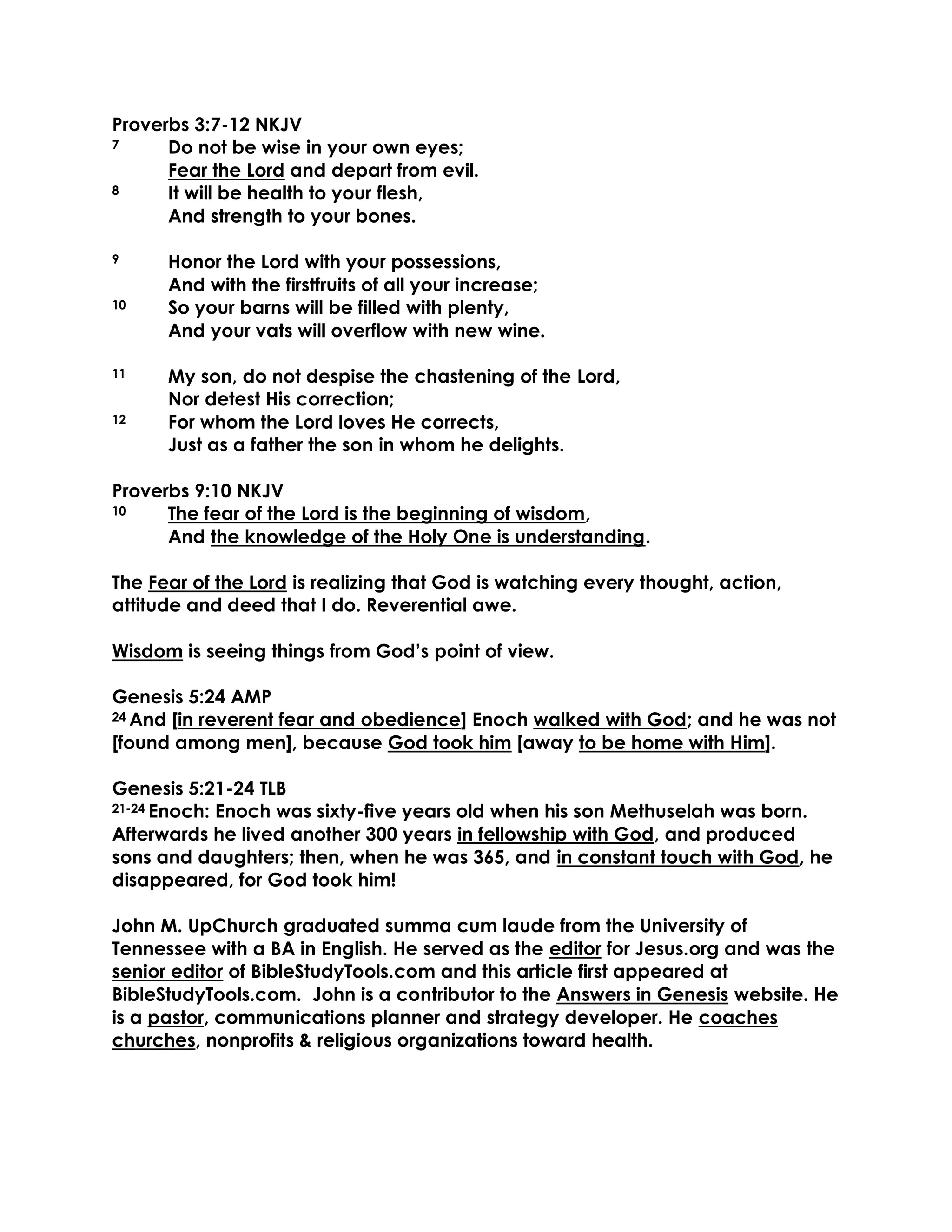 06-14-20, Proverbs 3;1-12, Direction Offered | PDF | Christianity ...