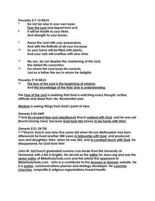 06-14-20, Proverbs 3;1-12, Direction Offered | PDF