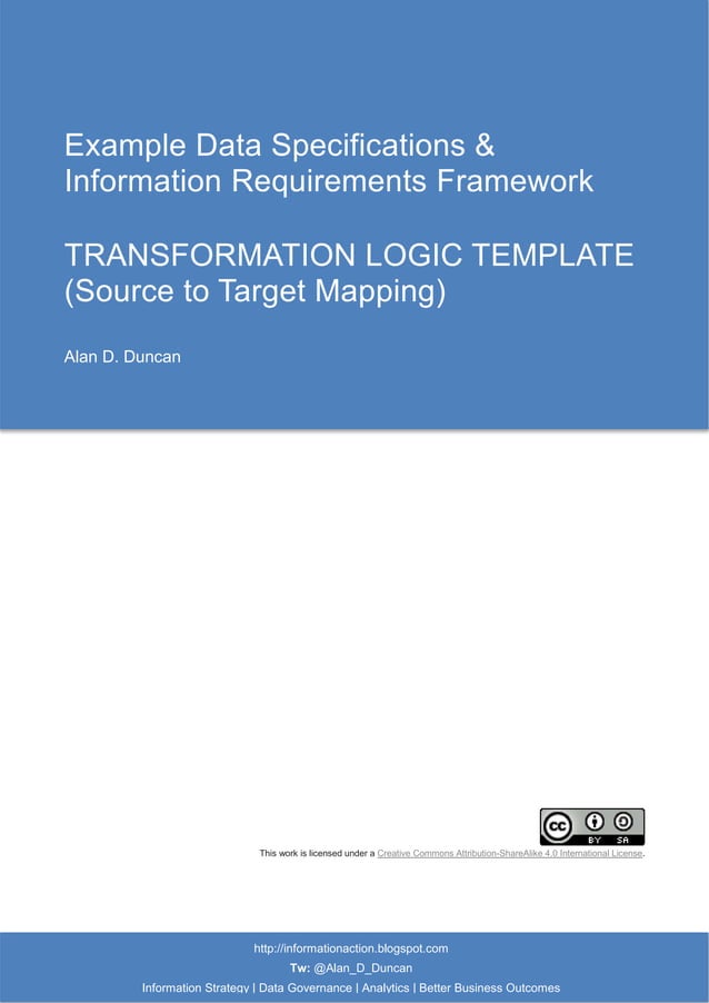 06. Transformation Logic Template (Source to Target) | DOCX | Databases | Computer Software and ...