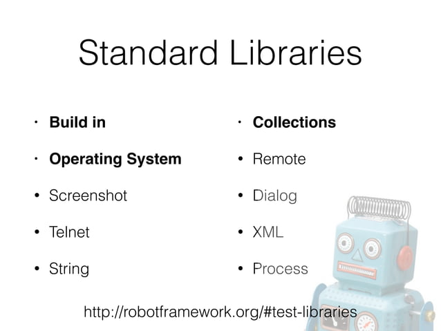 Introduction To Robot Framework Ppt