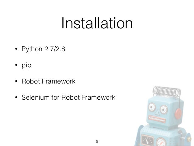 Introduction To Robot Framework