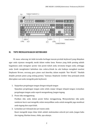 06. teknik dasar pengetikan 10 jari | DOCX