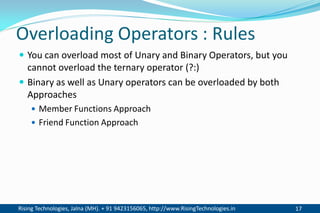 06. operator overloading | PPT