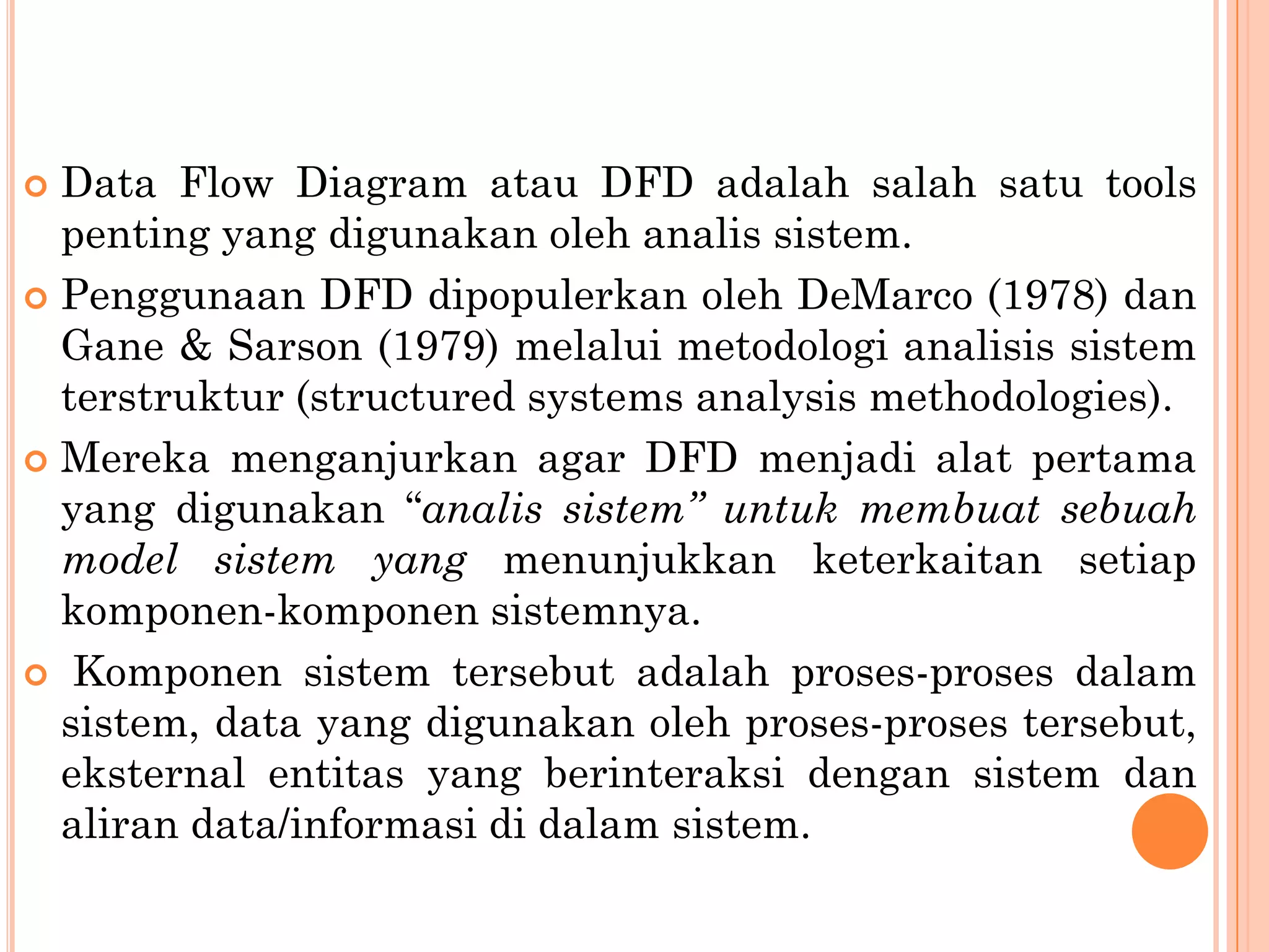 Pemodelan sistem (DFD) | PDF