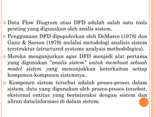 Pemodelan sistem (DFD) | PDF