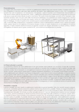 06.03.2015 libro bianco pallettizzazione, Pallettizzazione efficiente e ...