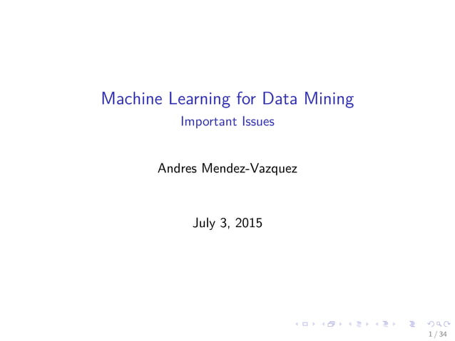 11 Machine Learning Important Issues in Machine Learning | PDF ...
