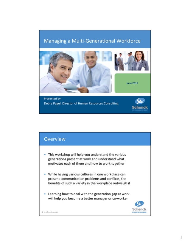 Managing a Multi-Generational Workforce | PDF | Management Consulting ...