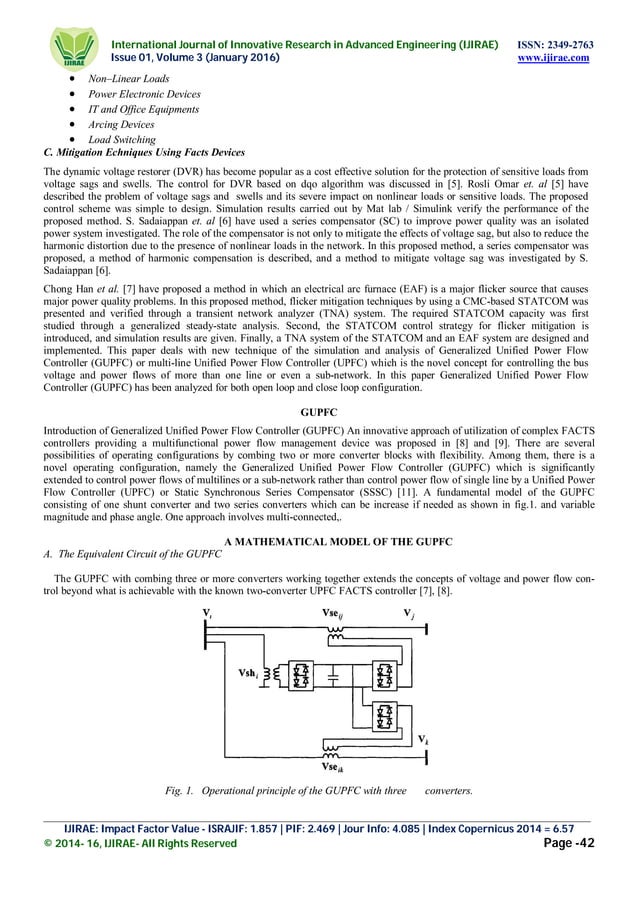 Power Quality Improvement Using GUPFC | PDF