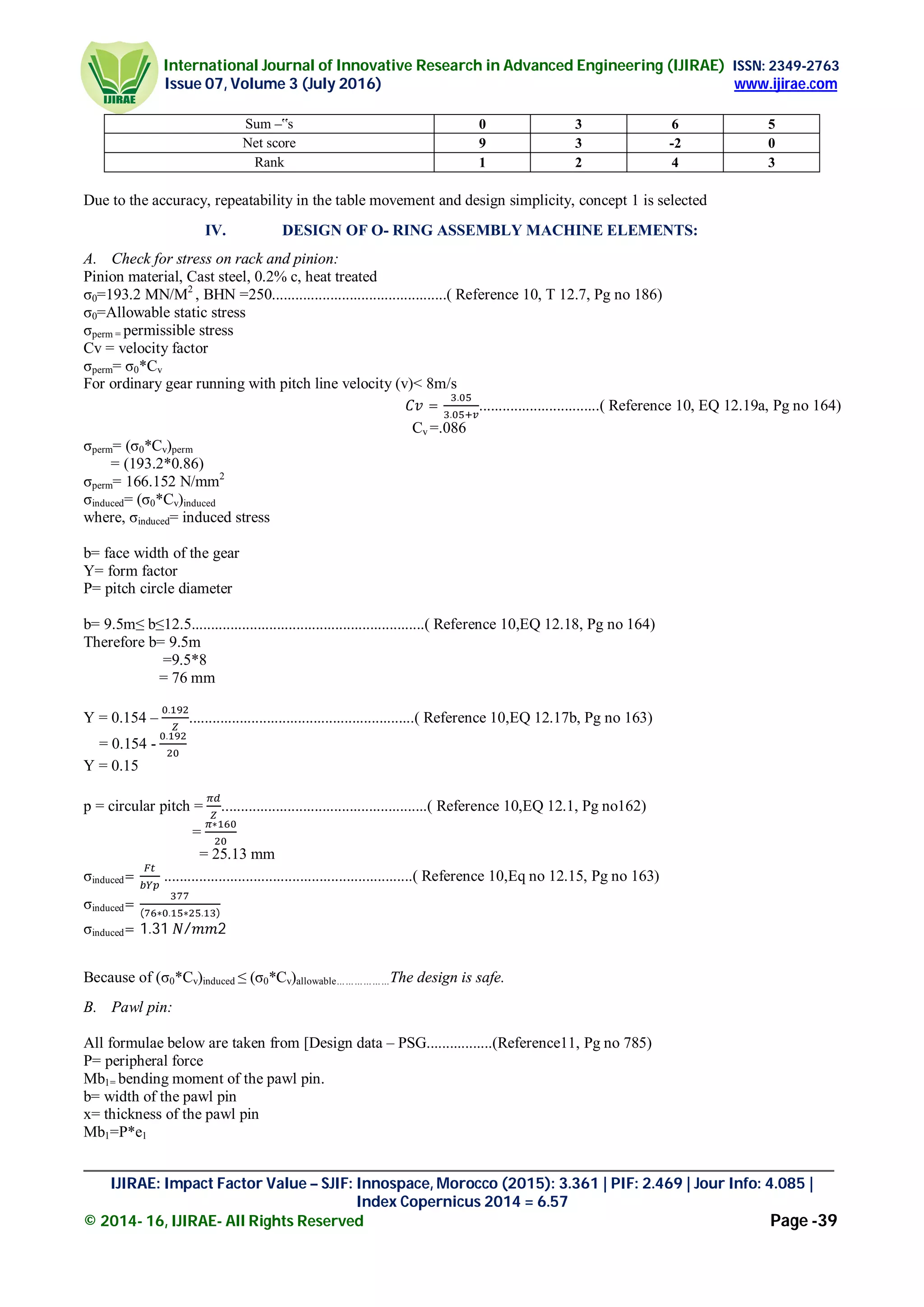 Concept Design and Analysis of Low Cost O-Ring Assembly Machine for ...