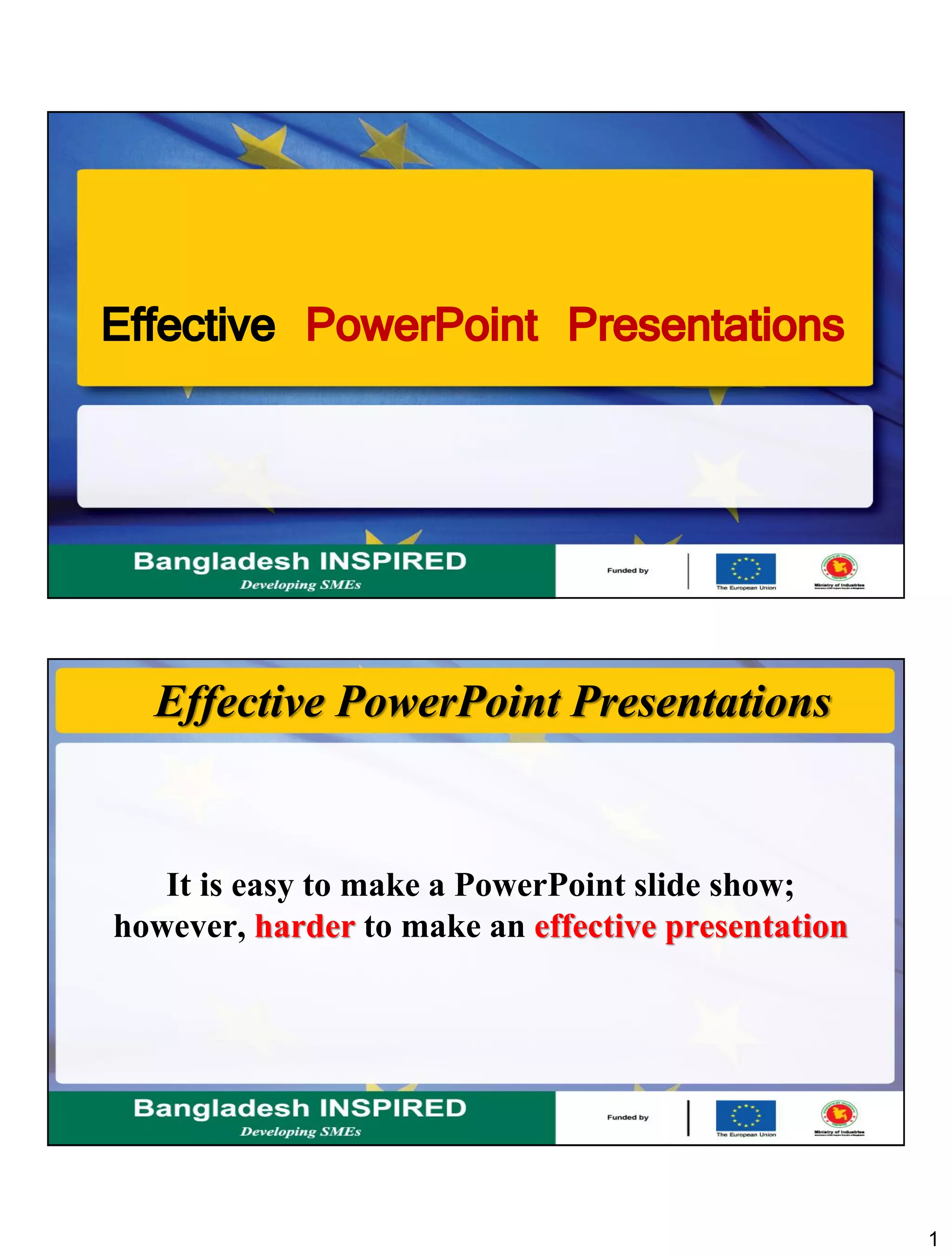 06. effective powerpoint presentation | PDF