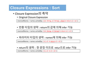 Swift 3 Programming for iOS : Closure | PPT