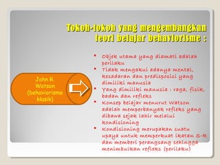 06. teori behavioristik | PPT