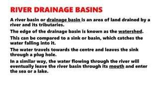 GEOGRAPHY YEAR 10: RIVER FEATURES | PPTX