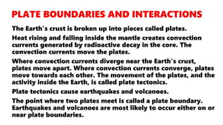 GEOGRAPHY IGCSE: PLATE TECTONICS | PPTX