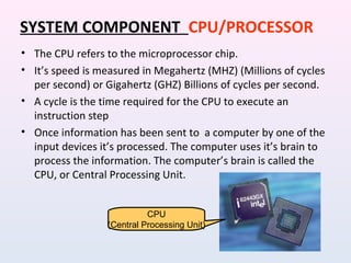 06. System unit of computer | PPT