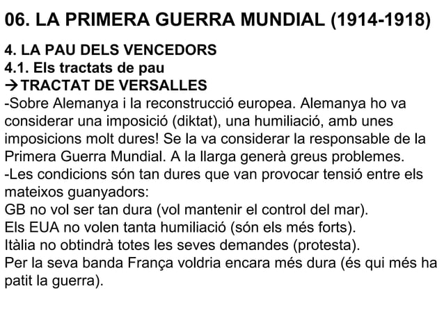06. primera guerra mundial ipb | PPT