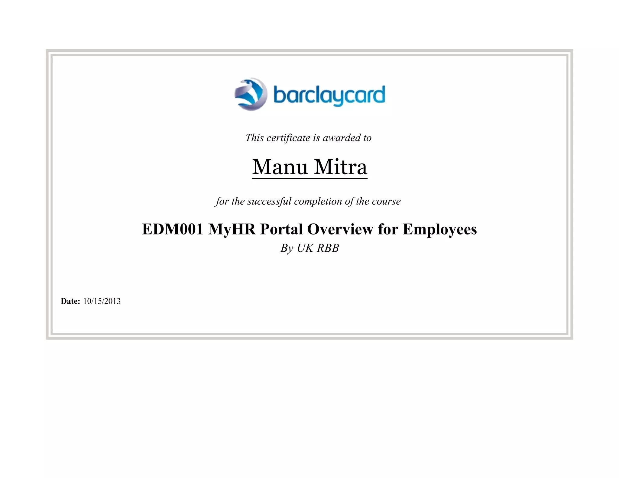 06. EDM001 MYHR Portal Overview for Employees | PDF