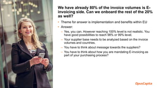 E-invoicing webinar - top questions about e-invoicing | PPT