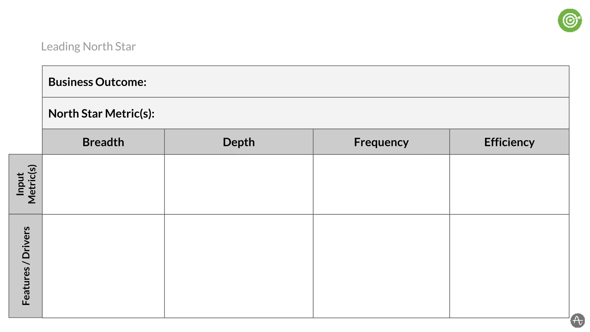 Product Workshop - Finding Your North Star - handout | PPTX | Business ...