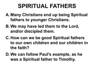 spiritual fathers | PPT