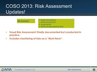 Risk Assessments Best Practice and Practical Approaches Webinar | PPTX