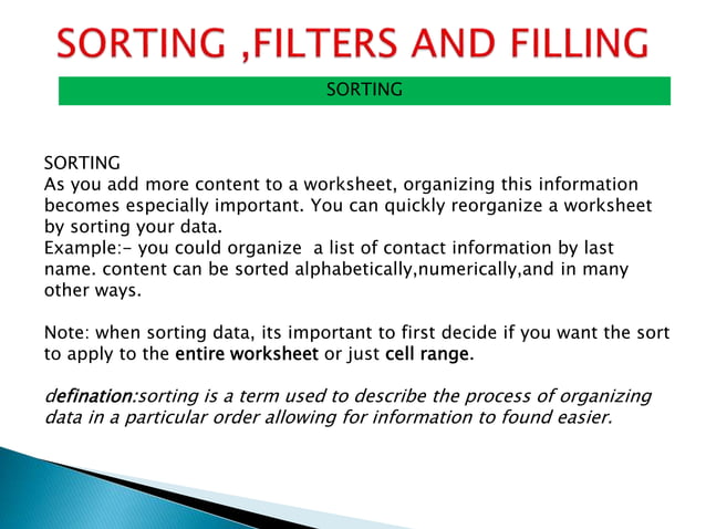 06.sorting and filling | PPTX