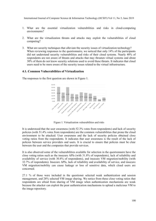 A SURVEY ON SECURITY CHALLENGES OF VIRTUALIZATION TECHNOLOGY IN CLOUD COMPUTING | PDF