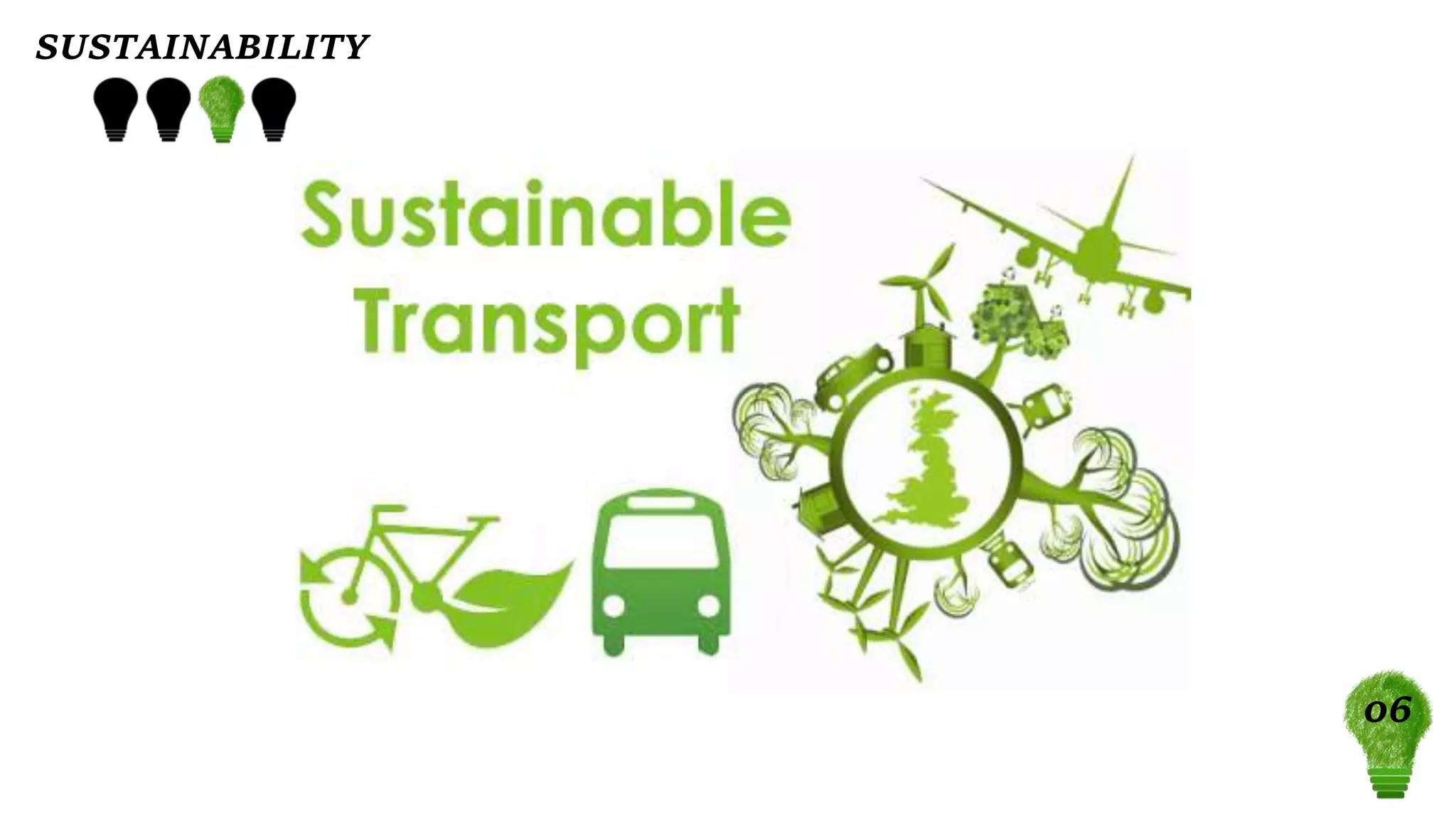 SUSTAINABILITY - TRANSPORT | PPTX