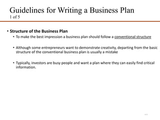 writing a business_plan-lms | PPTX