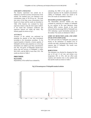 Method Development and Validation of Naftopidil by Reverse Phase-HPLC ...