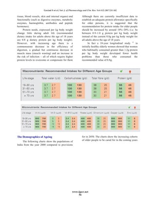 Geriatric nutrition- nutrition for optimal health, energy, and ...