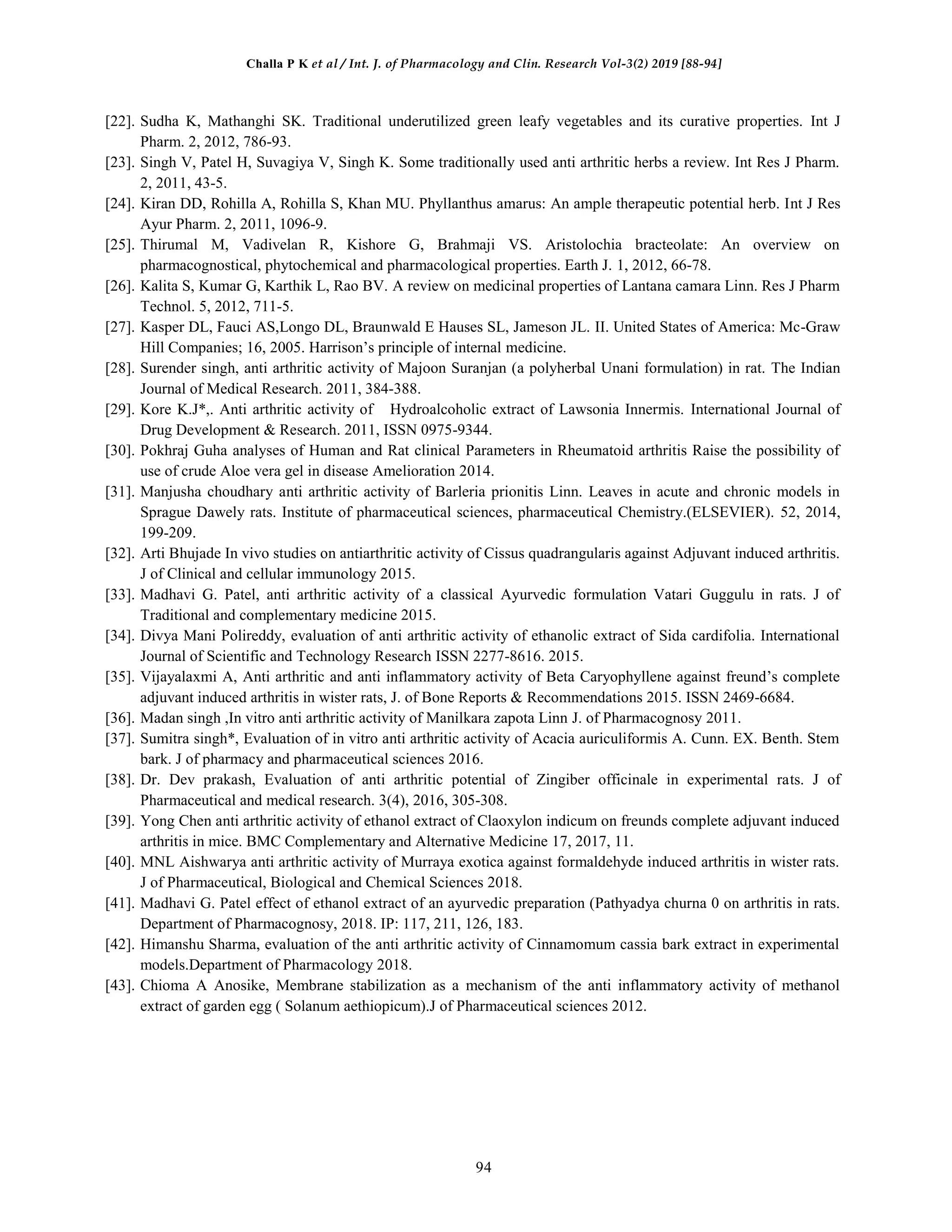 A review of rheumatoid arthritis | PDF