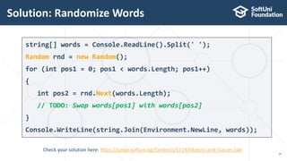 11. Objects and Classes | PPT