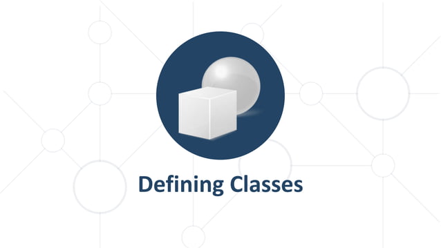 14 Java Defining Classes Ppt