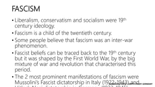 HISTORY IGCSE CONTENT - 20TH CENTURY OPTION - DEPTH STUDY GERMANY ...