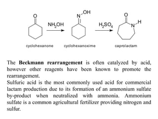 Beckmann rearrangement- Organic and Heterocyclic chemistry- As per PCI ...