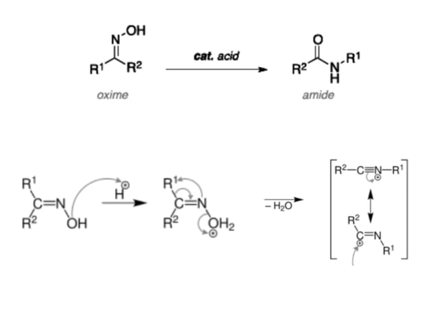 Beckmann rearrangement- Organic and Heterocyclic chemistry- As per PCI ...
