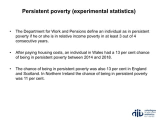 Persistent poverty: headline figures, financial years 2014 to 2018 | PPT