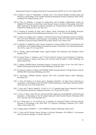 PERFORMANCE EVALUATION OF MODBUS TCP IN NORMAL OPERATION AND UNDER A DISTRIBUTED DENIAL OF ...