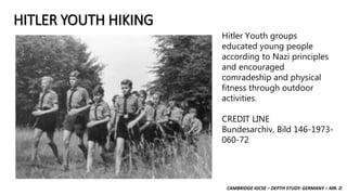 HISTORY IGCSE CONTENT - 20TH CENTURY OPTION - DEPTH STUDY GERMANY: THE ...