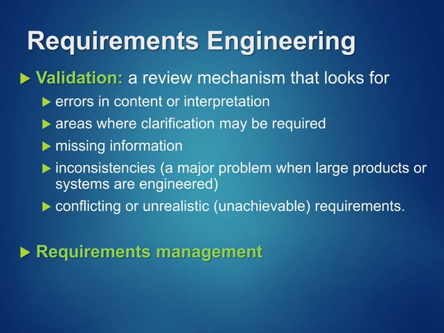 Requirements Engineering | PPT