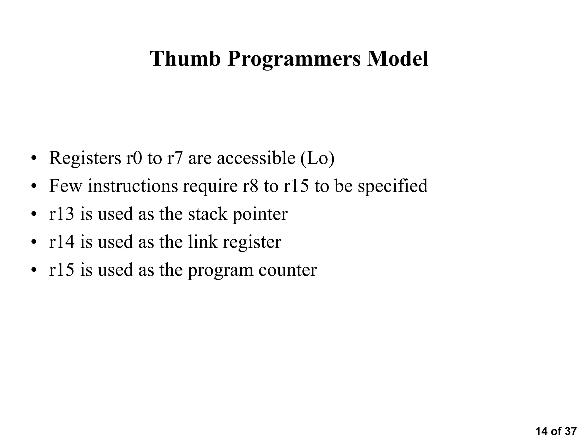 06. thumb instructions | PPT