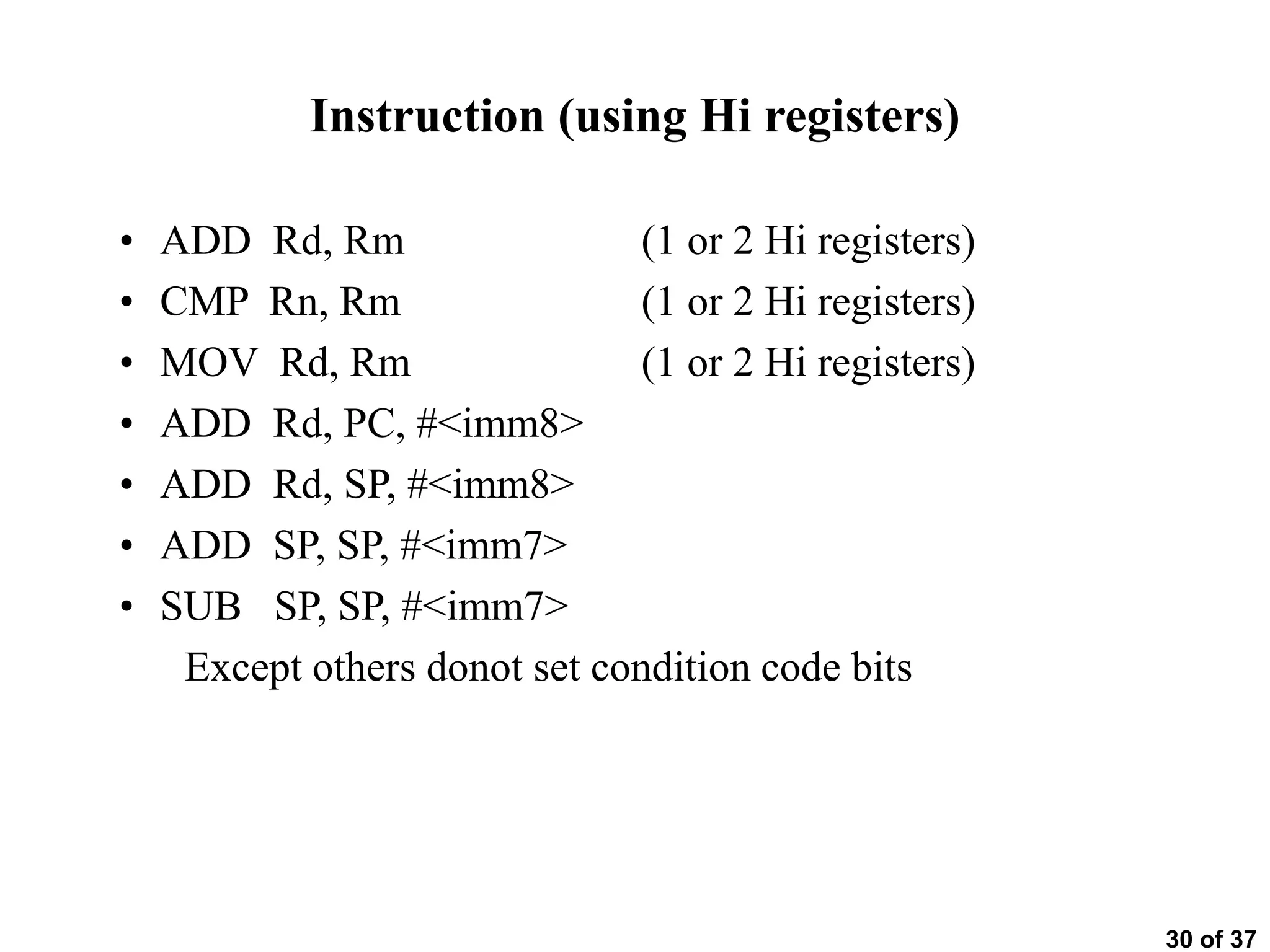 06. thumb instructions | PPT
