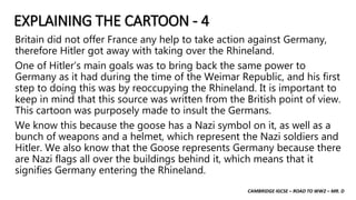 HISTORY IGCSE CONTENT - 20TH CENTURY OPTION - THE ROAD TO WW2 ...